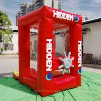 China 2x2m Inflatable Cash Cube Money Booth with Custom Logo for Party Entertainment for sale