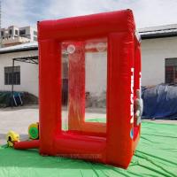 China 2x2m Inflatable Cash Cube Money Booth with Custom Logo for Party Entertainment for sale