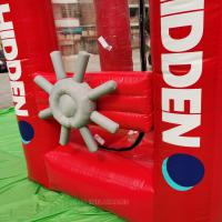 China 2x2m Inflatable Cash Cube Money Booth with Custom Logo for Party Entertainment for sale