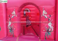 China Commercial Pink Fairytale Princess Palace Bounce House 6.5m x 5.0m Inflatable Castle for sale
