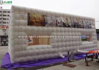 China Multifunctional Inflatable white Cube Tent with windows For outdoor Exhibition for sale