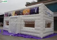 China Multifunctional Inflatable white Cube Tent with windows For outdoor Exhibition for sale