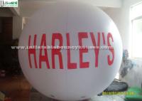 China Blue / White Big Advertising Inflatables , Inflatable Helium Balloon for sale