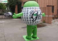 China Cute Advertising Inflatables , Inflatable Golf Ball Moving Cartoon for sale