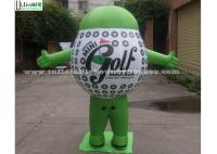 China Cute Advertising Inflatables , Inflatable Golf Ball Moving Cartoon for sale