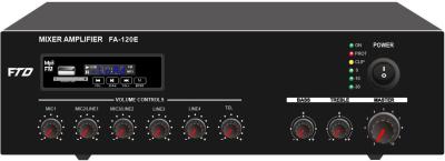 China 120W AC230V PA System Amplifier With MP3 SD BT FM for sale