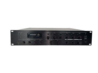 China 500W 6 Zone Home Audio Multizone Controller And Amplifier With MP3 And FM Tuner for sale