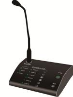 China FTD Audio Matrix Amplifier Black 6 Zone Gooseneck Remote Call Paging Microphone Black for sale