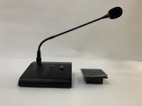 China FTD Audio Matrix Amplifier Black 6 Zone Gooseneck Remote Call Paging Microphone Black for sale