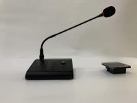 China FTD Audio Matrix Amplifier Black 6 Zone Gooseneck Remote Call Paging Microphone Black for sale