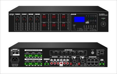 China 6*60W Audio Matrix Amplifier 6×6 Matrix Power Amp ISO9001 RoHS for sale