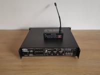 China 6 Zone 350W PA System Amplifier Mixer Amp Support 8 Remote Calling Station for sale
