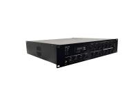 China Black Audio PA Mixer Amplifier 6 Zone 240W for sale