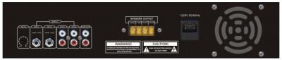 China ODM Audio PA System Amplifiers 60W With Mp3 FM High Temp Protection for sale