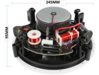 China 6.5in 8 Ohms PA System Speakers Flush Mount Frameless Ceiling Speakers for sale