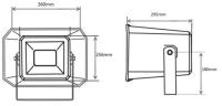 China 12.5W 25W PA System Speakers Horn Speaker For Music IP66 for sale