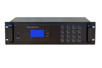 China 16 Channel Pa Mixing Amplifiers PA Audio Controller 830W With RJ45 Port for sale