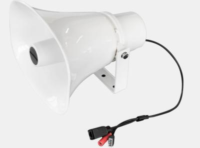 China 10/100Mbps IP Network PA System 15W SIP POE Horn Speaker Easy Install for sale