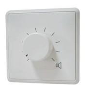 China PA system ABS 6W 100V Speaker Volume Control White 100V Line Attenuator for sale
