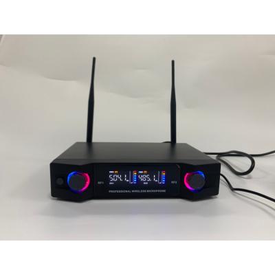 China Professional PA Speaker Volume Control UHF Wireless Microphone System With Bluetooth Speaker for sale