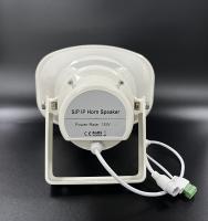 China IP66 Outdoor SIP Horn Speaker 30W POE Powered ABS Cabinet for sale