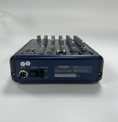 China RoHS Professional Audio Amplifier 6 Channel Mixing Console With Mp3 for sale