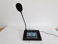 China 120 Zone Capacity Voice Evacuation Gooseneck Wireless System Touch Screen Remote Paging Microphone for sale