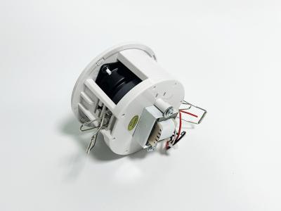 China PA System 6W / 100V 3'' Ceiling Speaker ABS With Cover for sale