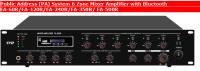 China Public adress system 6 zones PA Amplifier with USB/SD for sale