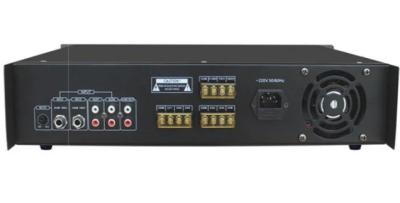 China Mixer Amplifier 6 Zone 500w Amplifier Audio With MP3 & FM Public Adress System Full Set for sale