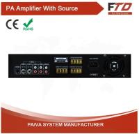 China Public Adress System Full Set 6 Zone 120w Amplifier Audio With MP3 & FM for sale