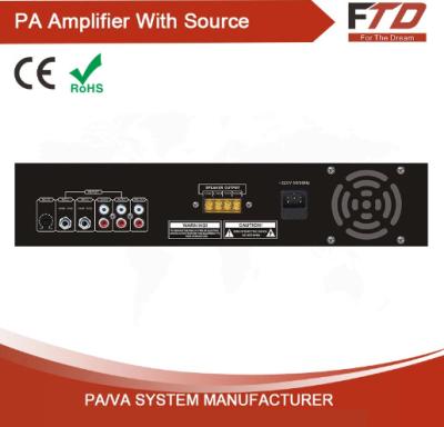 China power mixer amplifier active pa speaker system use in civil for sale