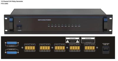 China public adress system 10 Channel 24V Relay Generator PA system for sale