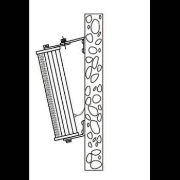 China Black indoor Weatherproof PA System Music Column Speaker  for school for sale