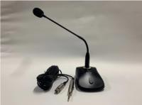 China Gooseneck Wired Microphone Condenser Tabletop Microphone with DC9V for sale