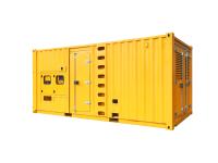 China Recycled Used Generator Weatherproof Enclosure Generator Yellow for sale