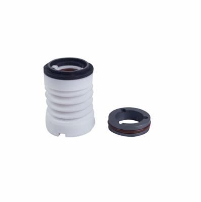 China 25mm PTFE Bellows Mechanical Seal With Perfluoroethylene Cover Double Sided Silicon Carbide Ceramics for sale