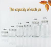 China Home Kitchen Square Glass Jar Multi Sizes Empty Storage Glass Jar for sale