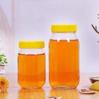 China Round Transparent Level Gauge Glass Jar Can Be Paired With Different Lids for sale