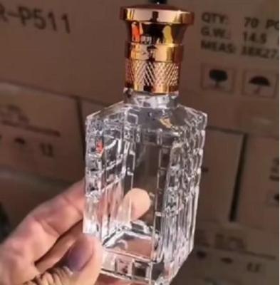 China 100ml Wine Glass Packaging Bottle, Empty Exquisite Glass Wine Bottle for sale