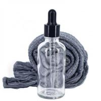 China Fancy Lid Storage Matte Glass Bottle Empty Dropper Glass Bottle for sale