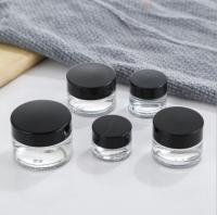 China Customized Logo Accept Round Glass Jar Multi Color For Packaging for sale