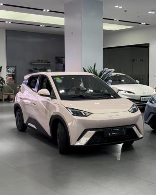 China 2025 BYD Pink Electric Car 405km Range 5-Door SUV New Energy Vehicle for sale
