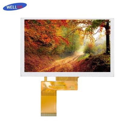China 800x480 Resolution IPS LCD Display 24 Bit RGB Interface With RTP for sale