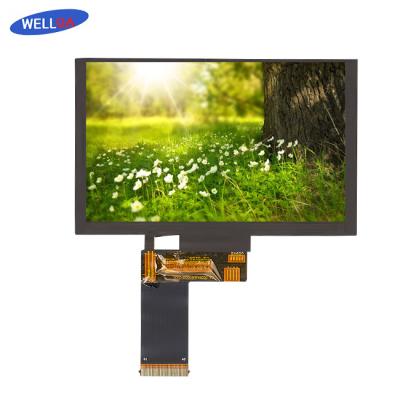 China Normally Black IPS LCD Display 5 Inch LCD Module ST7262 Driver lC for sale