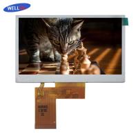 China High Resolution TFT LCD Screen 4.3 Inch With 8 Bit RGB Interface for sale