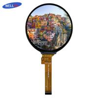 China high brightness Round LCD Display WellDa Circular LCD Screen for sale