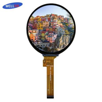 China high brightness Round LCD Display WellDa Circular LCD Screen for sale