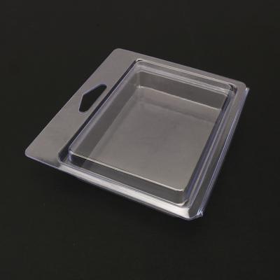 China Custom PVC PET Clear Blister Clamshell Packaging 118x86x20mm Manufacturer with ISO SGS FSC GRS Certifications for sale