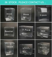 China 4 Inch Funko Pop Protector Case 0.35-0.5mm Thickness Clear Acrylic Display Box for Collectibles for sale